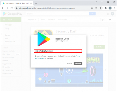 How to Redeem a Code in Google Play