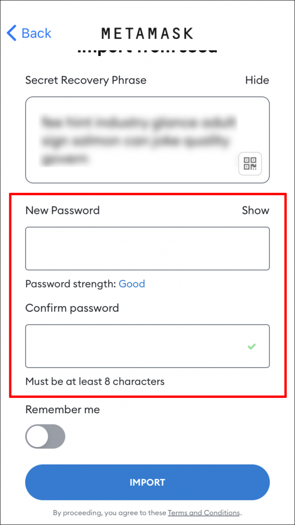 How to Change a MetaMask Password