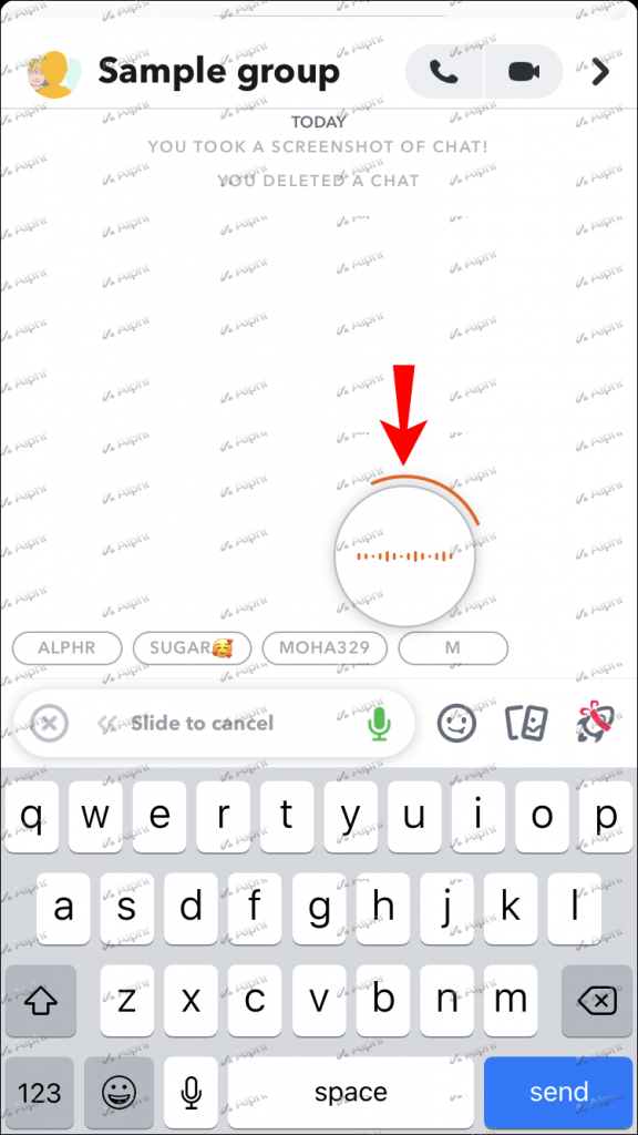 How to Send a Snapchat Voice Message