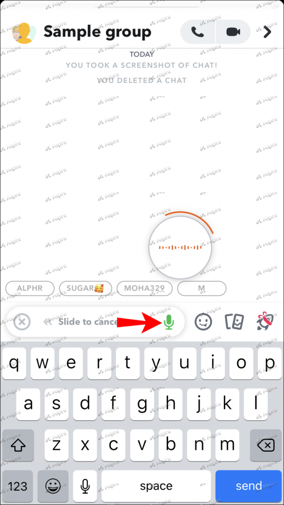 How to Send a Snapchat Voice Message