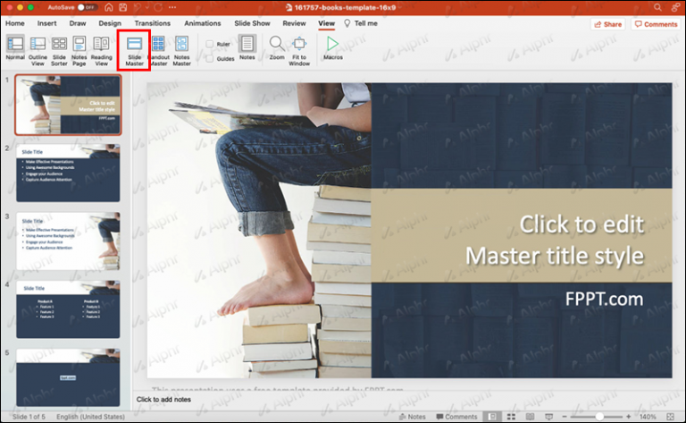 How to Edit the Master Slide in PowerPoint