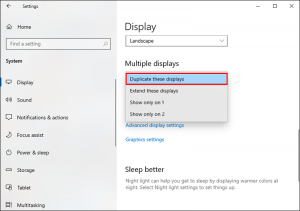 How to Duplicate Displays Across Monitors
