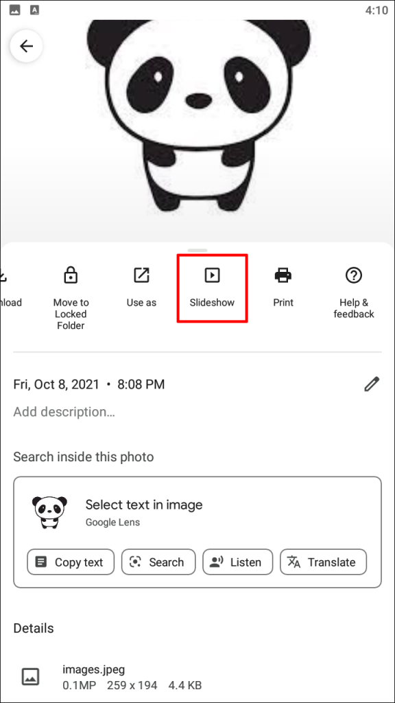 How to Create a Slideshow From Google Photos