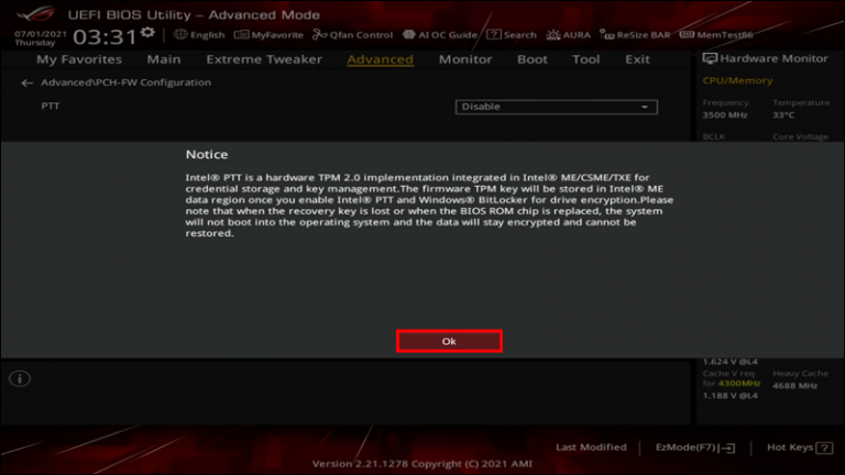 How to Enable TMP 2.0 in Windows