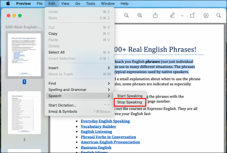 How To Have a PDF Read Aloud from a PC or Mobile Device