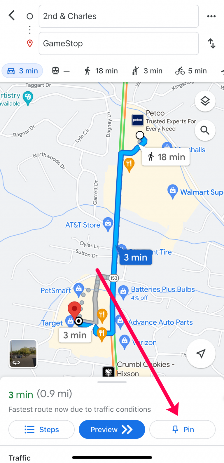 How to Change Google Maps From Walking to Driving [and Vice Versa]