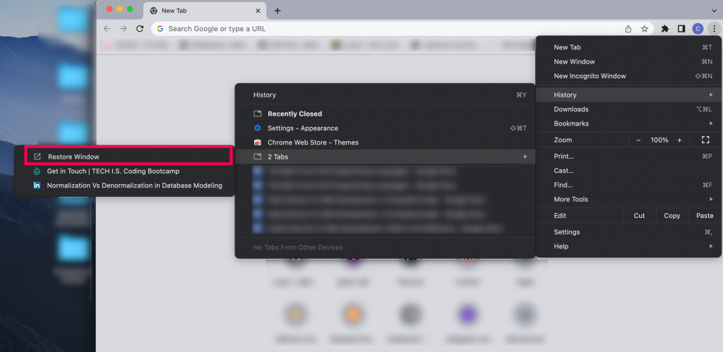 How to Restore All Tabs in Google Chrome