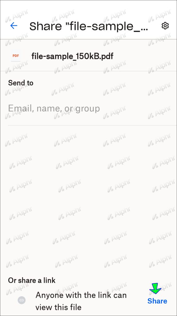 How to Share a Link from Dropbox