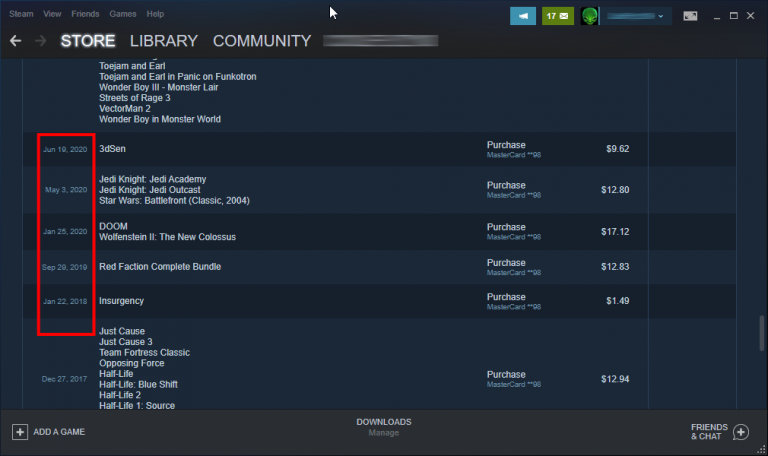 How to View Your Purchase History in Steam