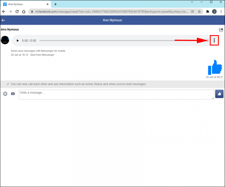 How to Download a Voice Message From Messenger