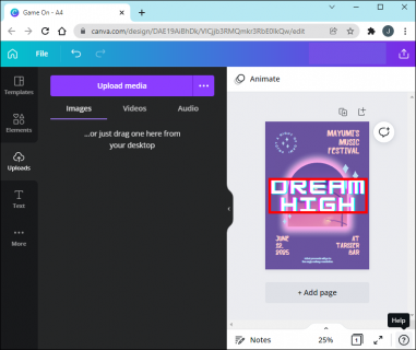 How to Make Text Vertical in Canva