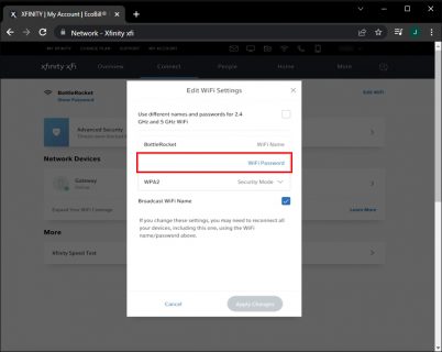 How To Change your Xfinity Wi-Fi Password