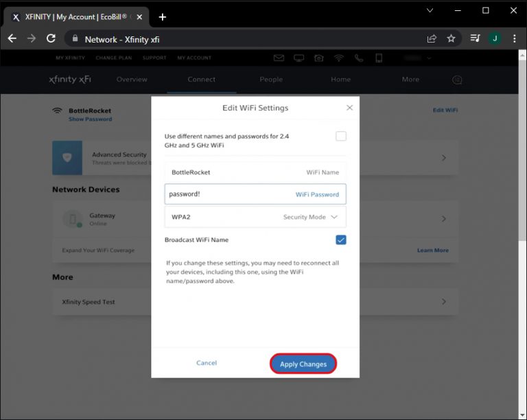 How To Change your Xfinity Wi-Fi Password