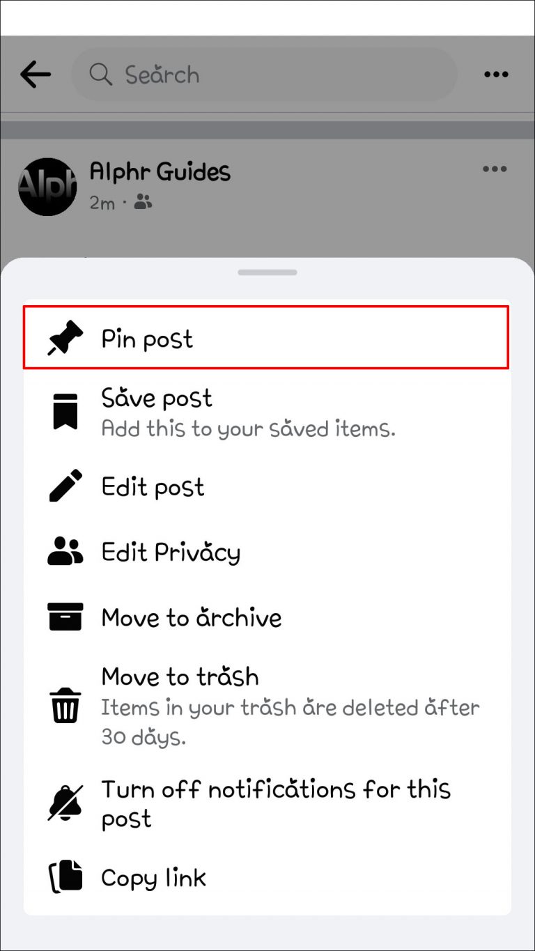 How to Pin a Post on Facebook