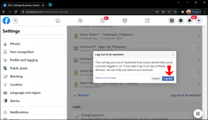 How To Log Out of a Facebook Account on All Devices