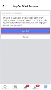 How To Log Out of a Facebook Account on All Devices