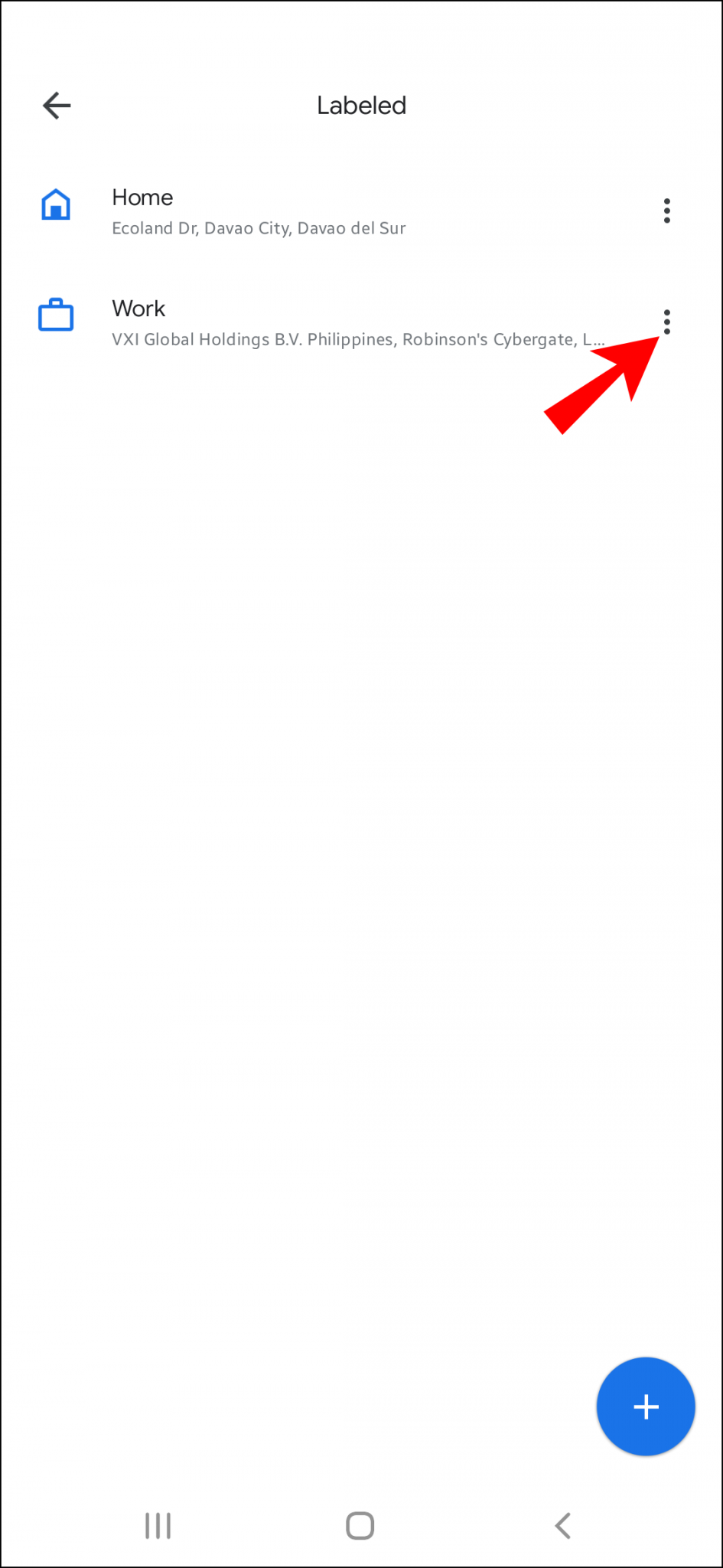 How to Change the Work Location in Google Maps