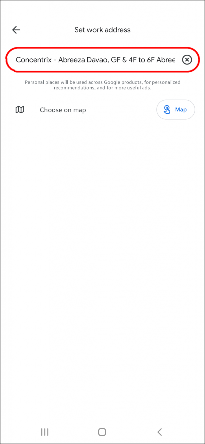 How to Change the Work Location in Google Maps