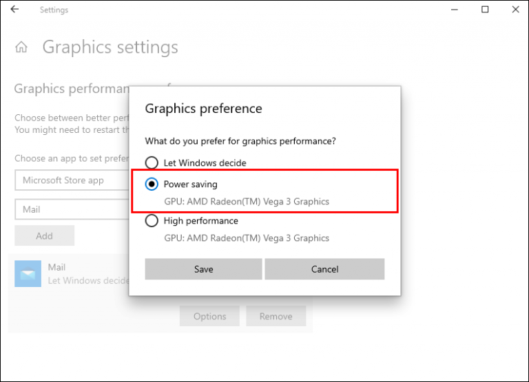 How to Set a Default Graphics Card
