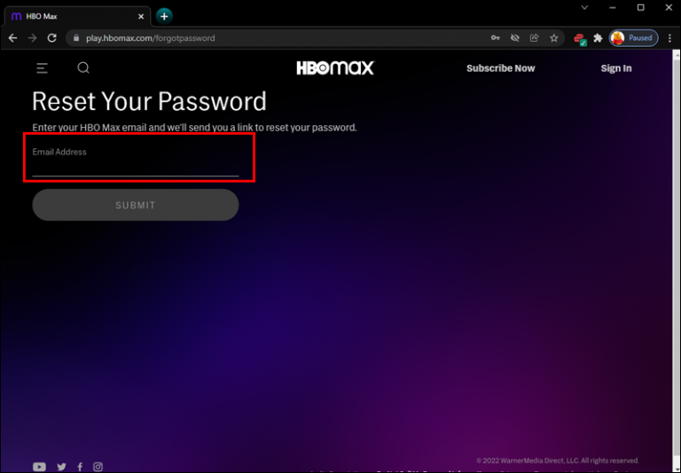 How to Change your Password in HBO Max