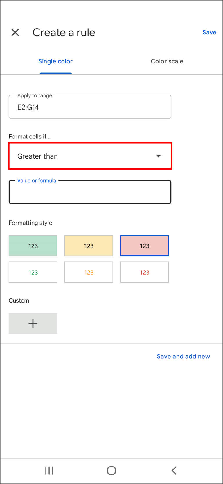 How to Highlight Values That Are Greater or Less Than in Google Sheets