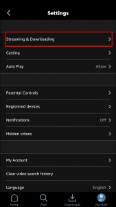 How To Adjust Video Quality in Amazon Prime Video