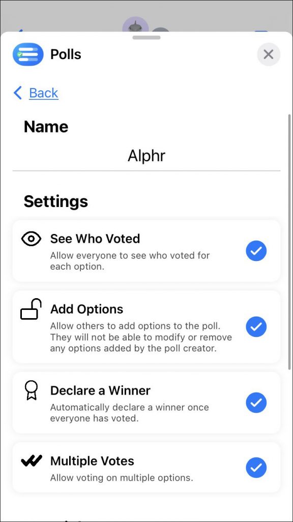 How to Create a Poll in iMessage on an iPhone or iPad