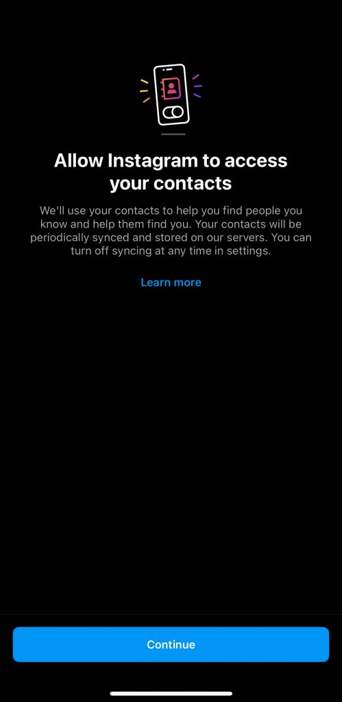 How to Find Contacts on Instagram