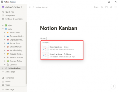 How To Setup a Kanban Board in Notion
