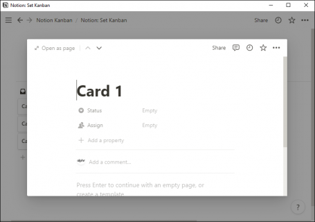 How To Setup a Kanban Board in Notion