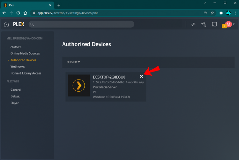 How to Delete a Plex Server