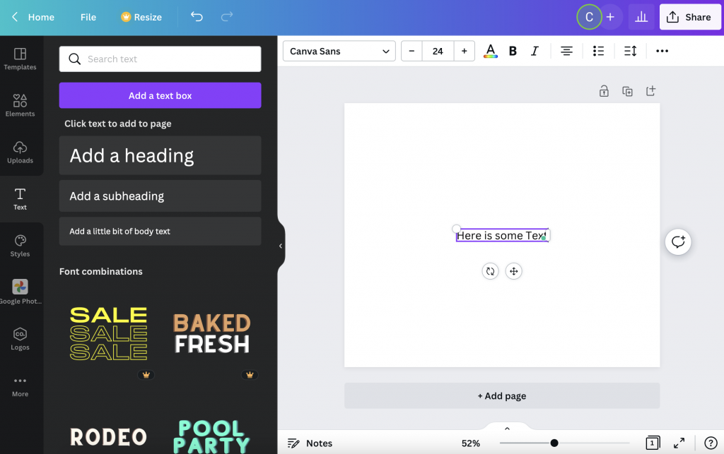 How to Make Text Vertical in Canva