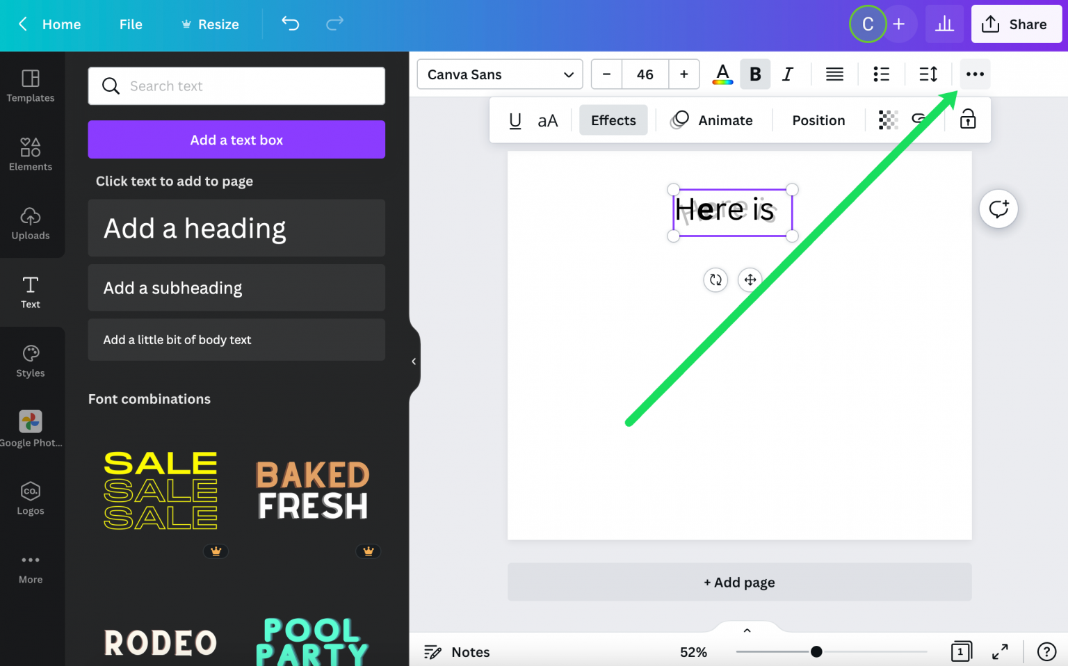 How to Make Text Vertical in Canva