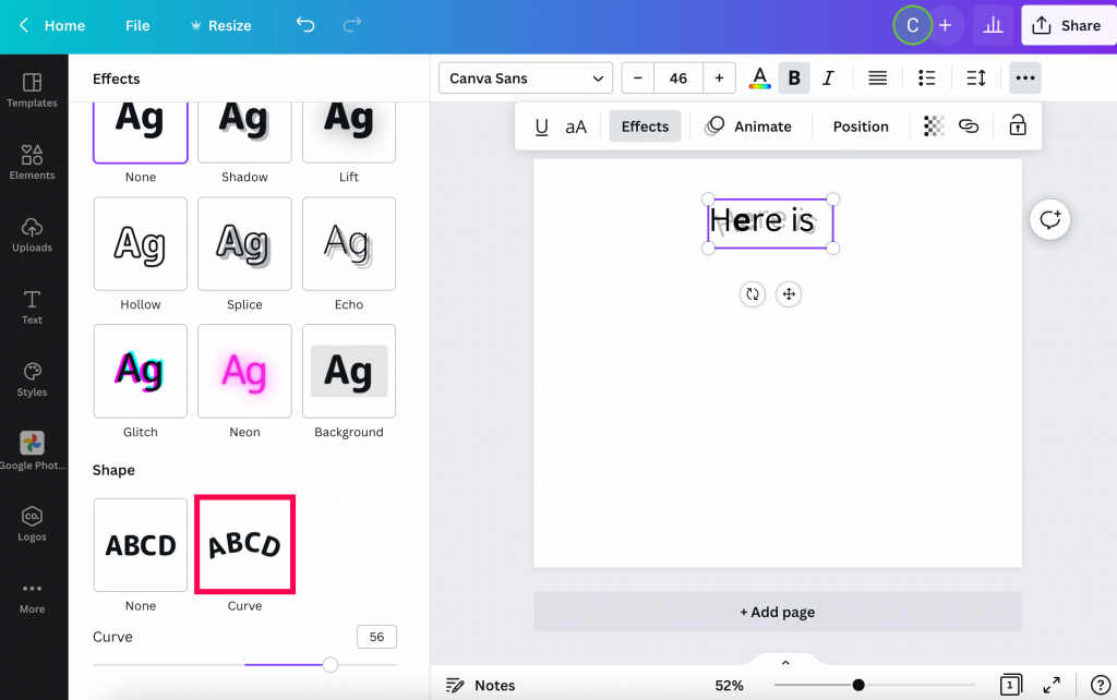 How to Make Text Vertical in Canva