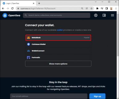 How to Connect MetaMask to OpenSea