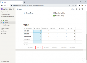 How to Sum a Column in Notion