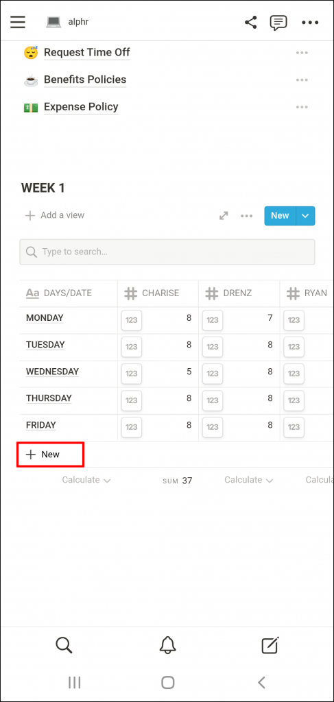 How to Sum a Column in Notion