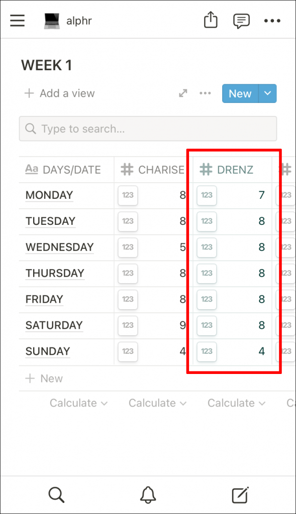 How to Sum a Column in Notion