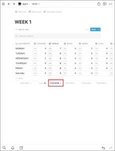 How to Sum a Column in Notion