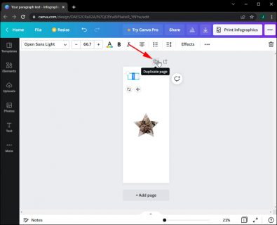 How to Add Page Numbers in Canva