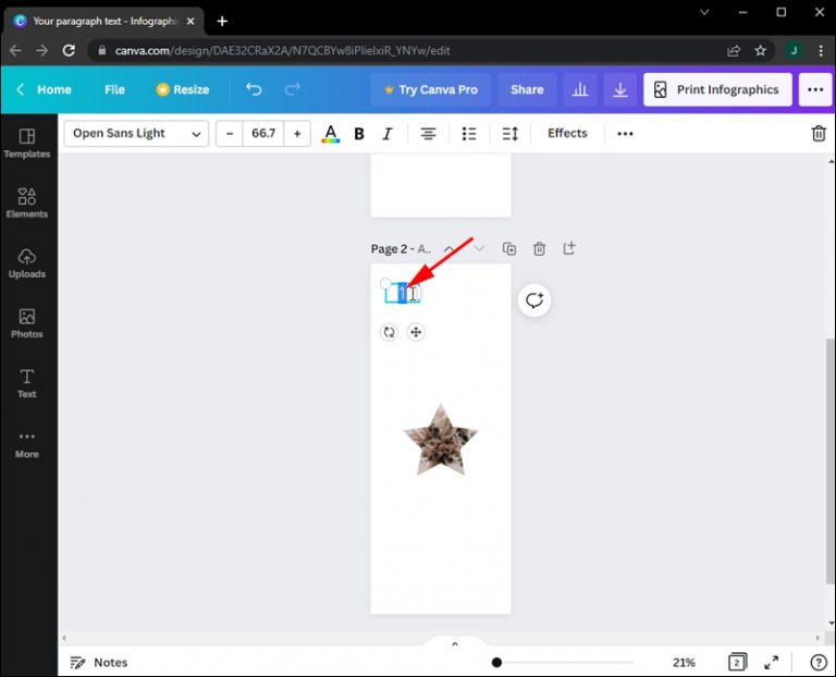 How to Add Page Numbers in Canva