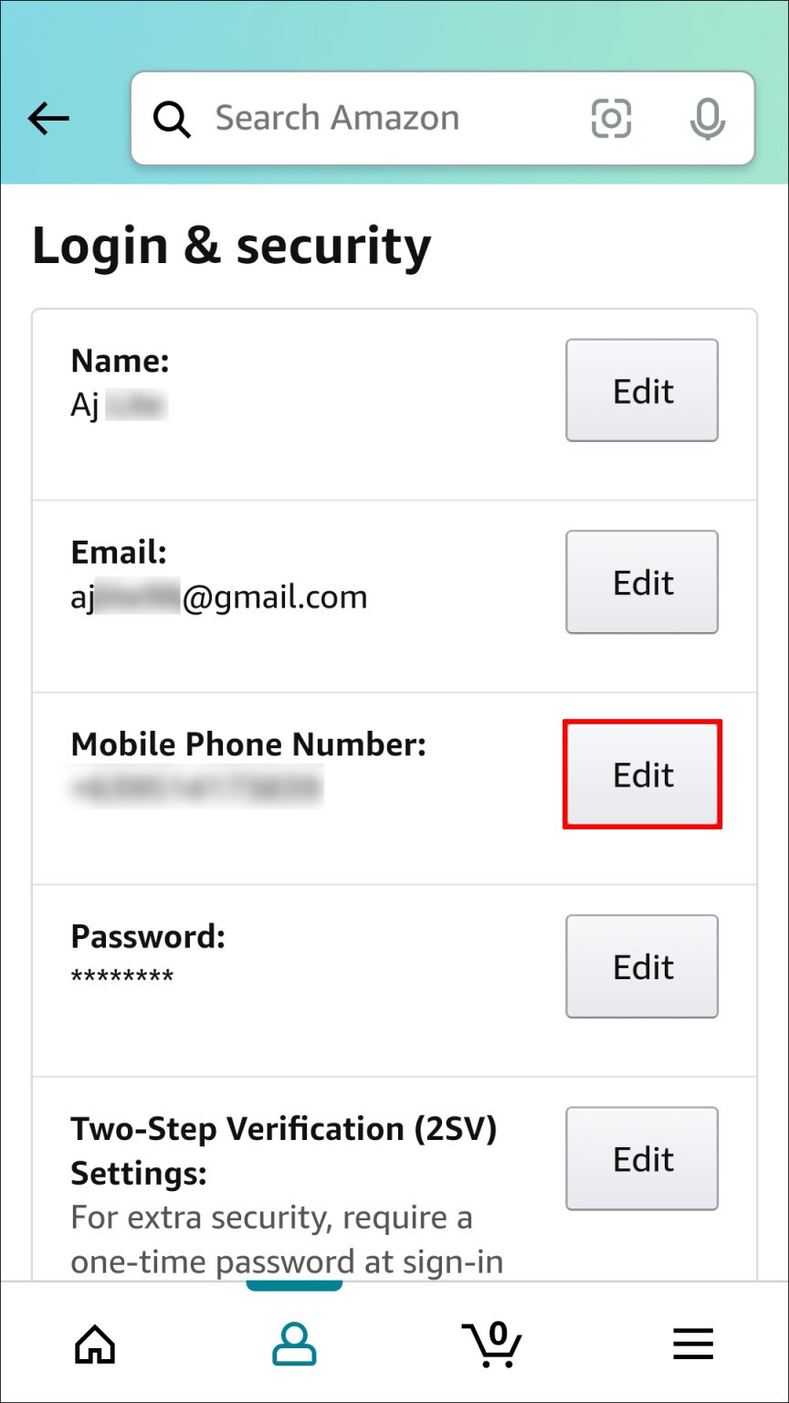 How to Change your Phone Number on Amazon
