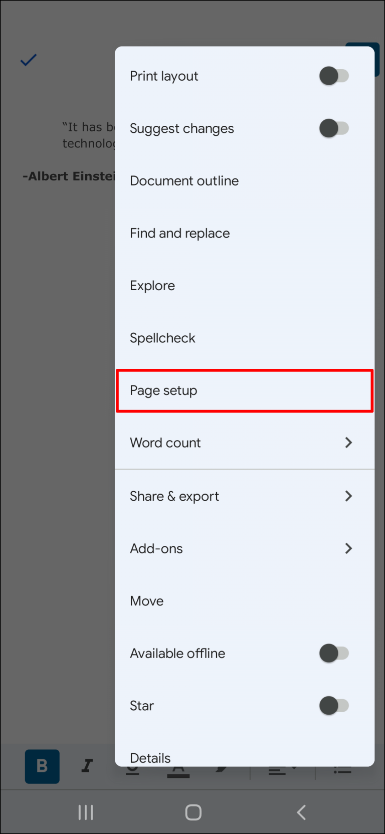 How to Change the Background Color in a Google Doc
