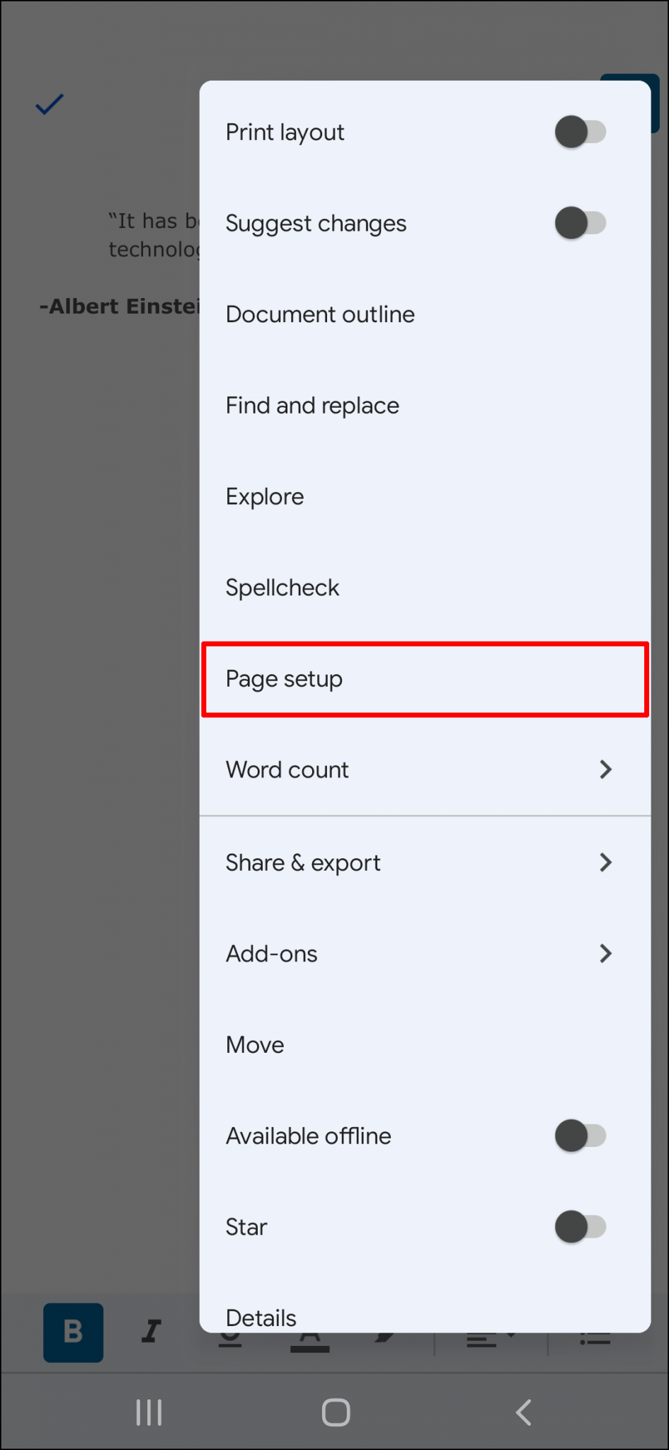 How to Change the Background Color in a Google Doc