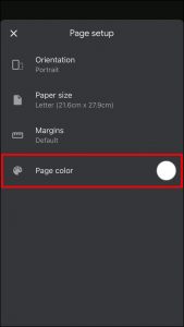 How to Change the Background Color in a Google Doc