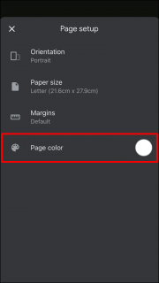 How to Change the Background Color in a Google Doc