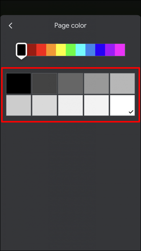How to Change the Background Color in a Google Doc