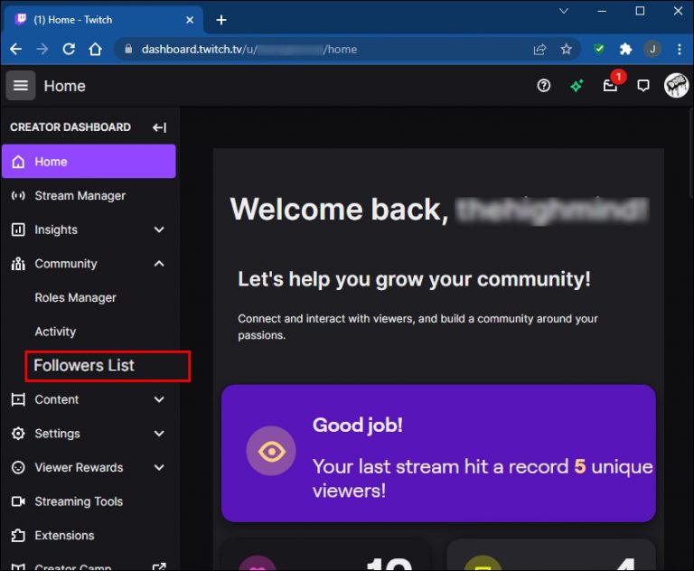 How to Check if Someone Follows You on Twitch