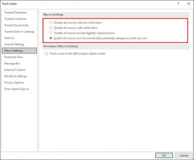 How to Enable Macros in Excel