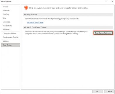 How to Enable Macros in Excel